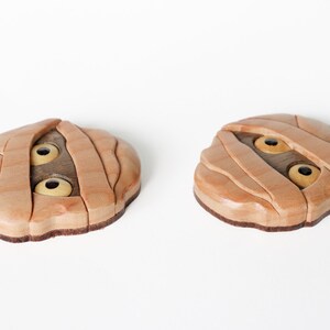 Mummy Egyptian Monster Wood Carved Intarsia Ornament / Magnet - Etsy