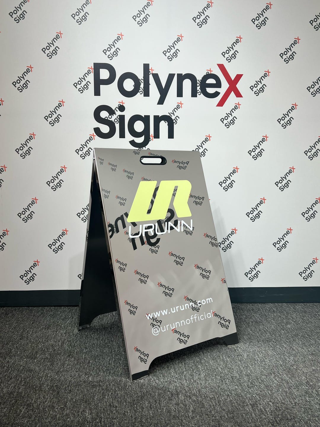 Illuminated Metal A Frame Sign, Sidewalk Sign, Custom Sandwich Board ...