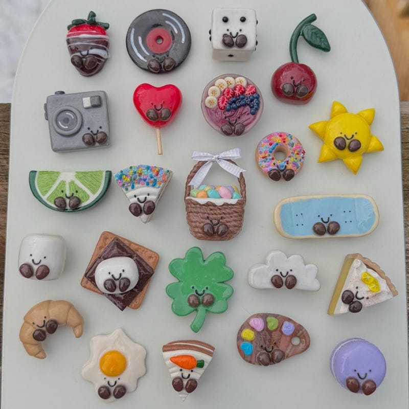 Clay Magnets - Etsy