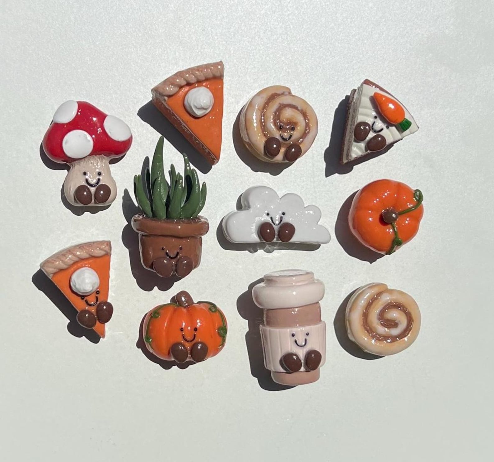 Handmade Polymer Clay Magnets - Etsy