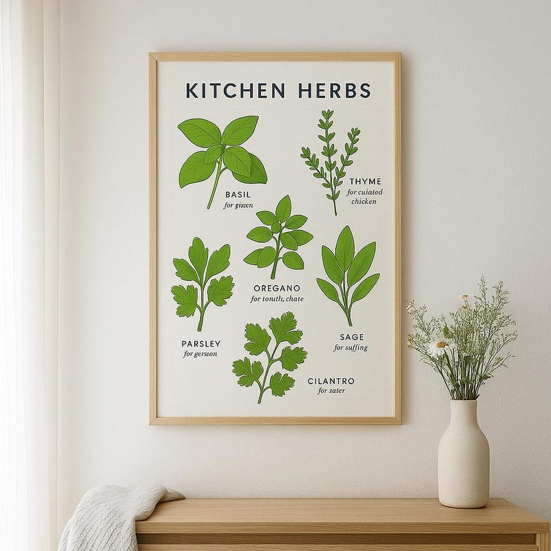 Herb Poster - Etsy