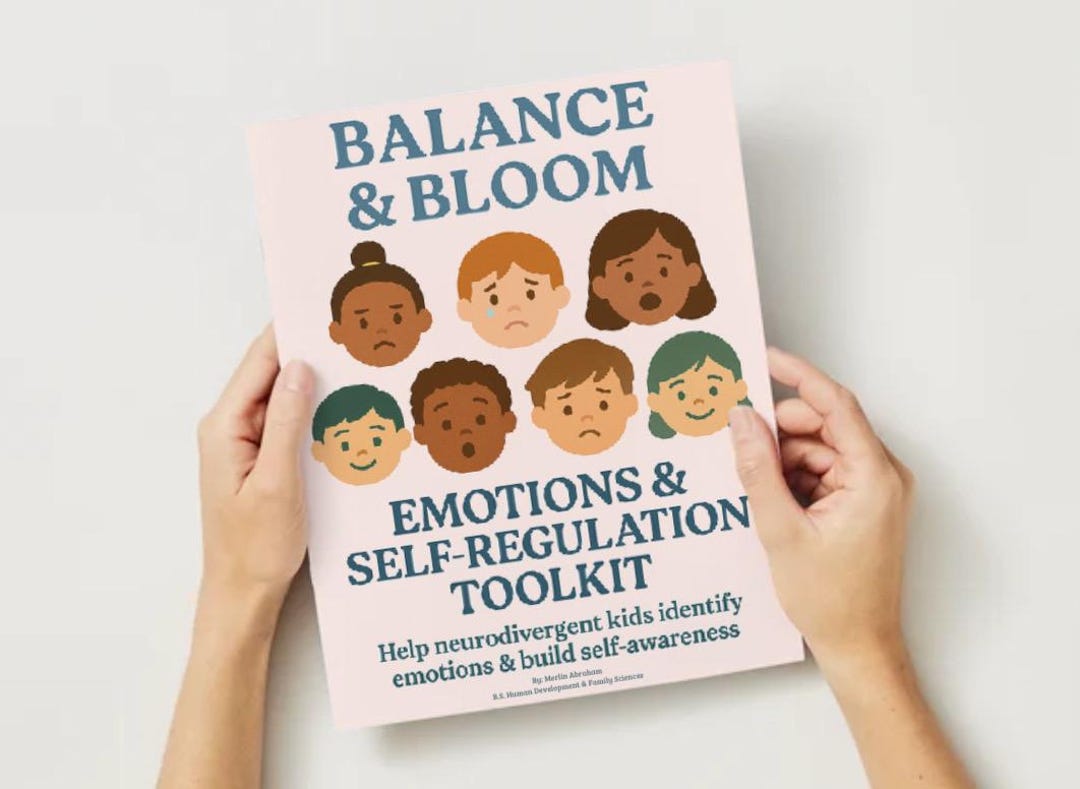 Emotions & Self-regulation Toolkit for Autistic Kids – Printable ...