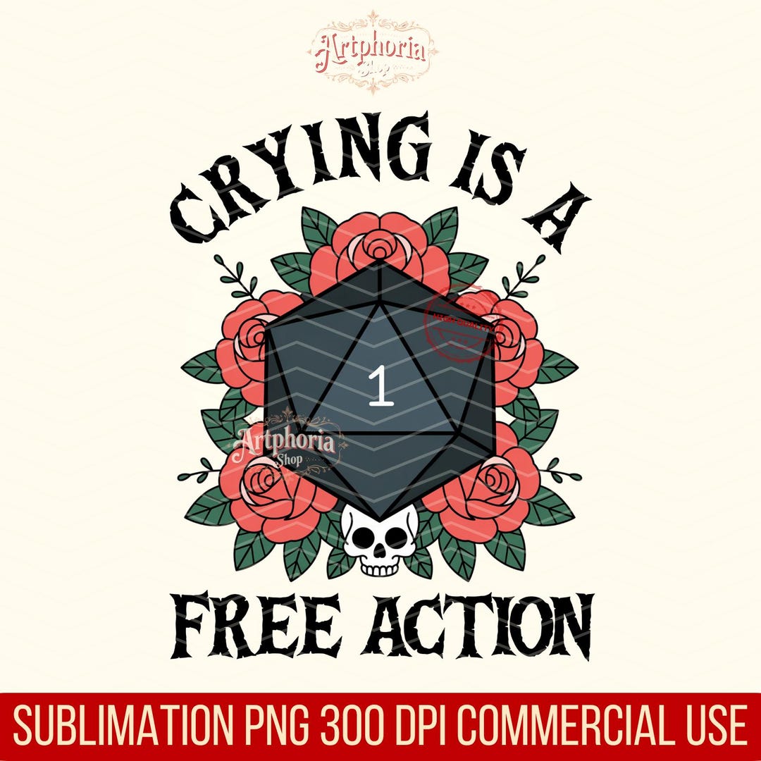 Crying is a Free Action Png, Dnd Png, Dungeons and Dragons Digital ...