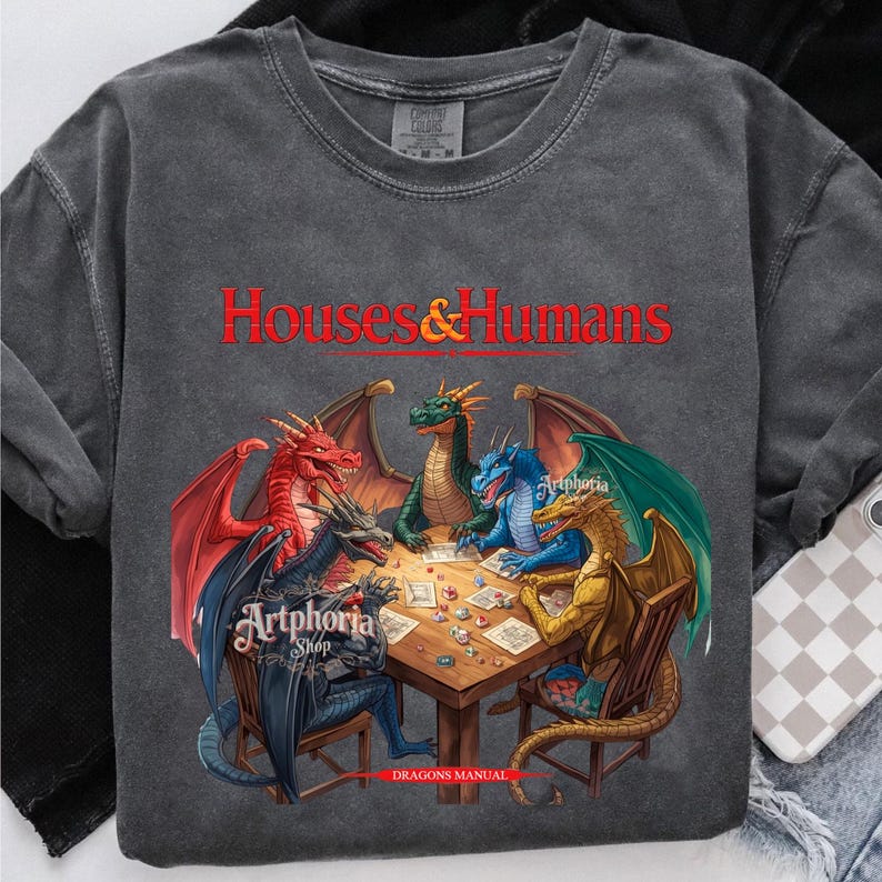Houses & Humans Dnd Design, Dragons RPG PNG (digital Download) - Etsy