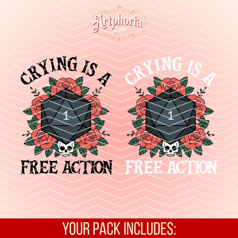 Crying is a Free Action Png, Dnd Png, Dungeons and Dragons Digital ...