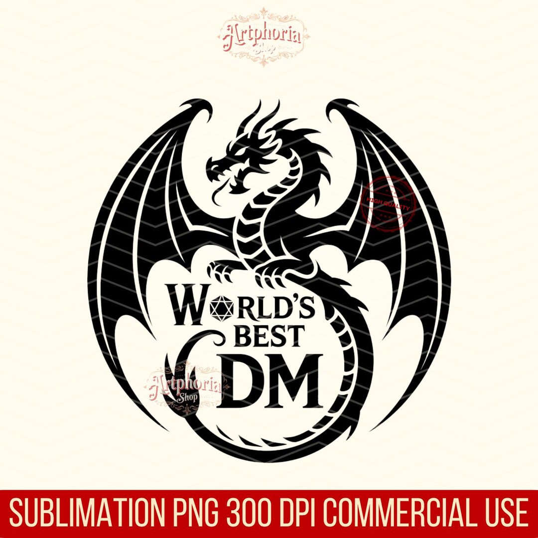 Dragon Dungeon Master PNG, D&D Gift (digital Download - Etsy
