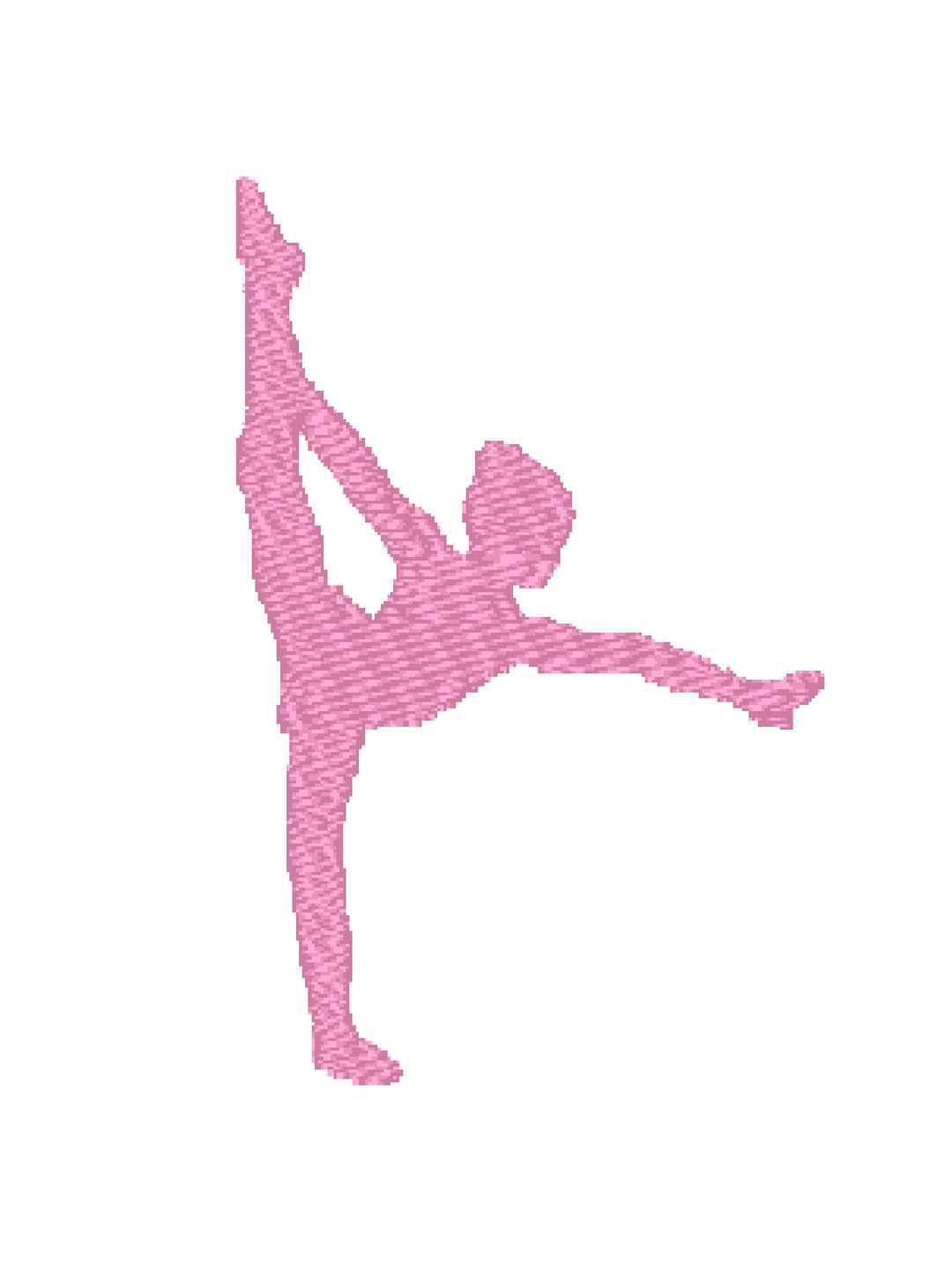 Ballerina Design for Machine Embroidery in 3 Sizes - Instant Download ...