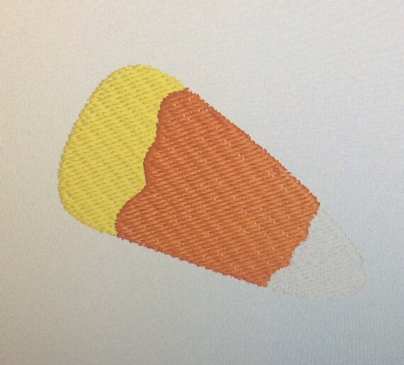 Candy Corn Design for Machine Embroidery in 3 Sizes Instant | Etsy