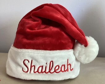 Sparkly Orange Santa Hat Fun Cute Child Kids Teen Adult Christmas Xmas ...
