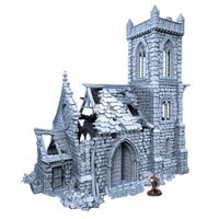 Ruined Round Tower: Tabletop Castle Terrain - Norman Fort - Etsy