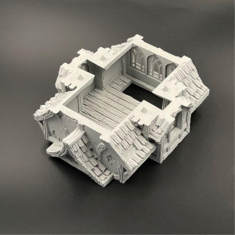 Medieval Fantasy Farmhouse | 3D Printed Terrain for D&D, Pathfinder ...