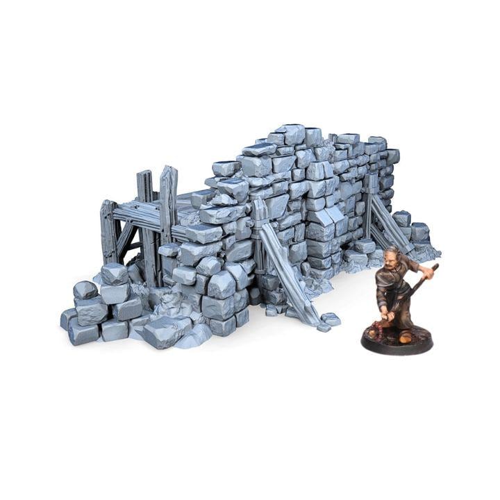 Ruined Wooden Platform | 3D Printed Scatter Terrain for D&D, Frostgrave ...