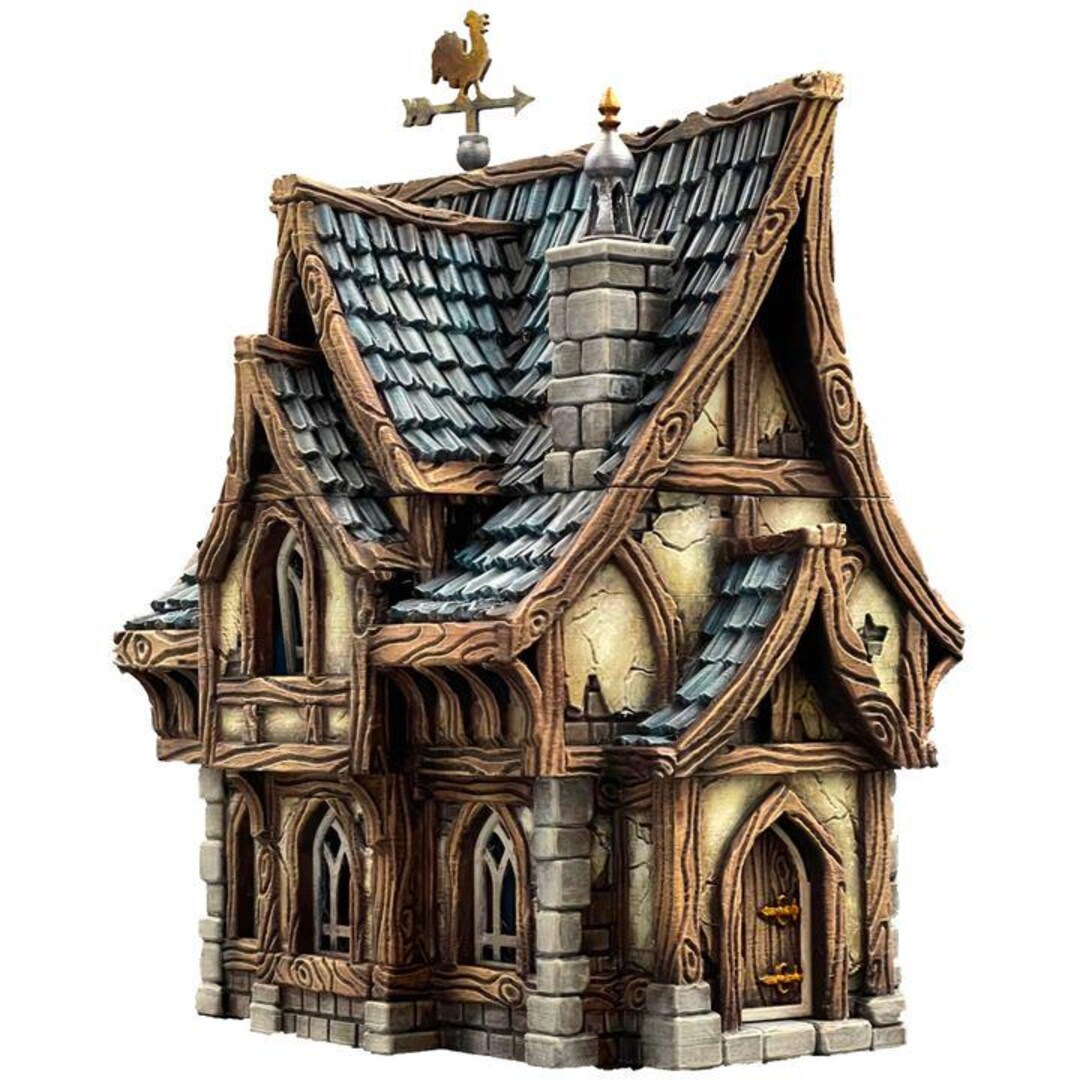 Medieval Fantasy Farmhouse | 3D Printed Terrain for D&D, Pathfinder ...