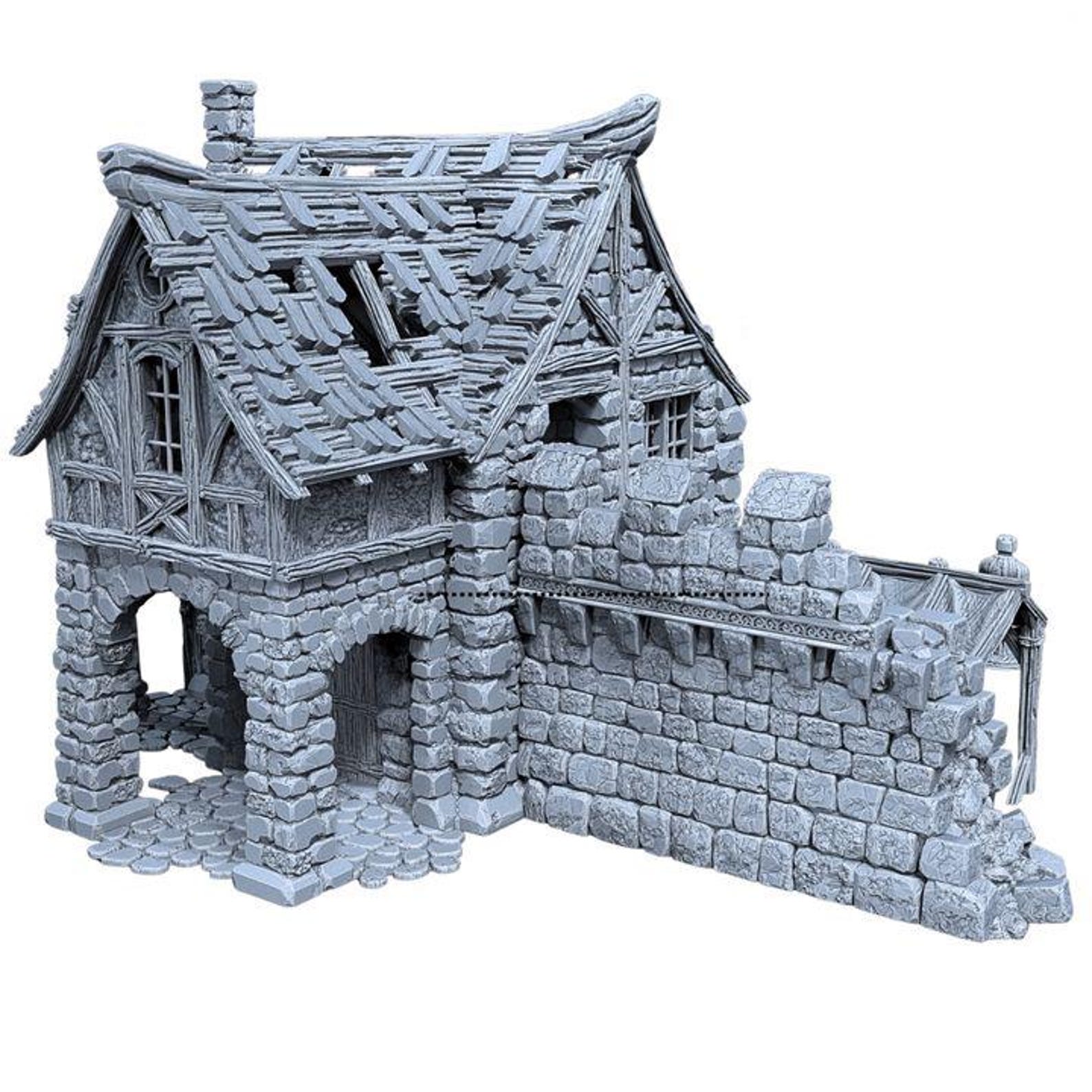 Ruined Training Ground | 3D Printed Terrain for Tabletop Rpgs, Dungeons ...