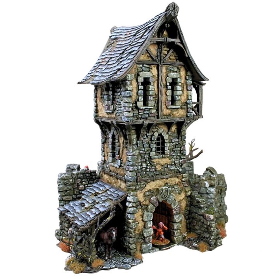 Ruined Bastion Tower | Medieval Fantasy Watchtower Terrain for D&D ...