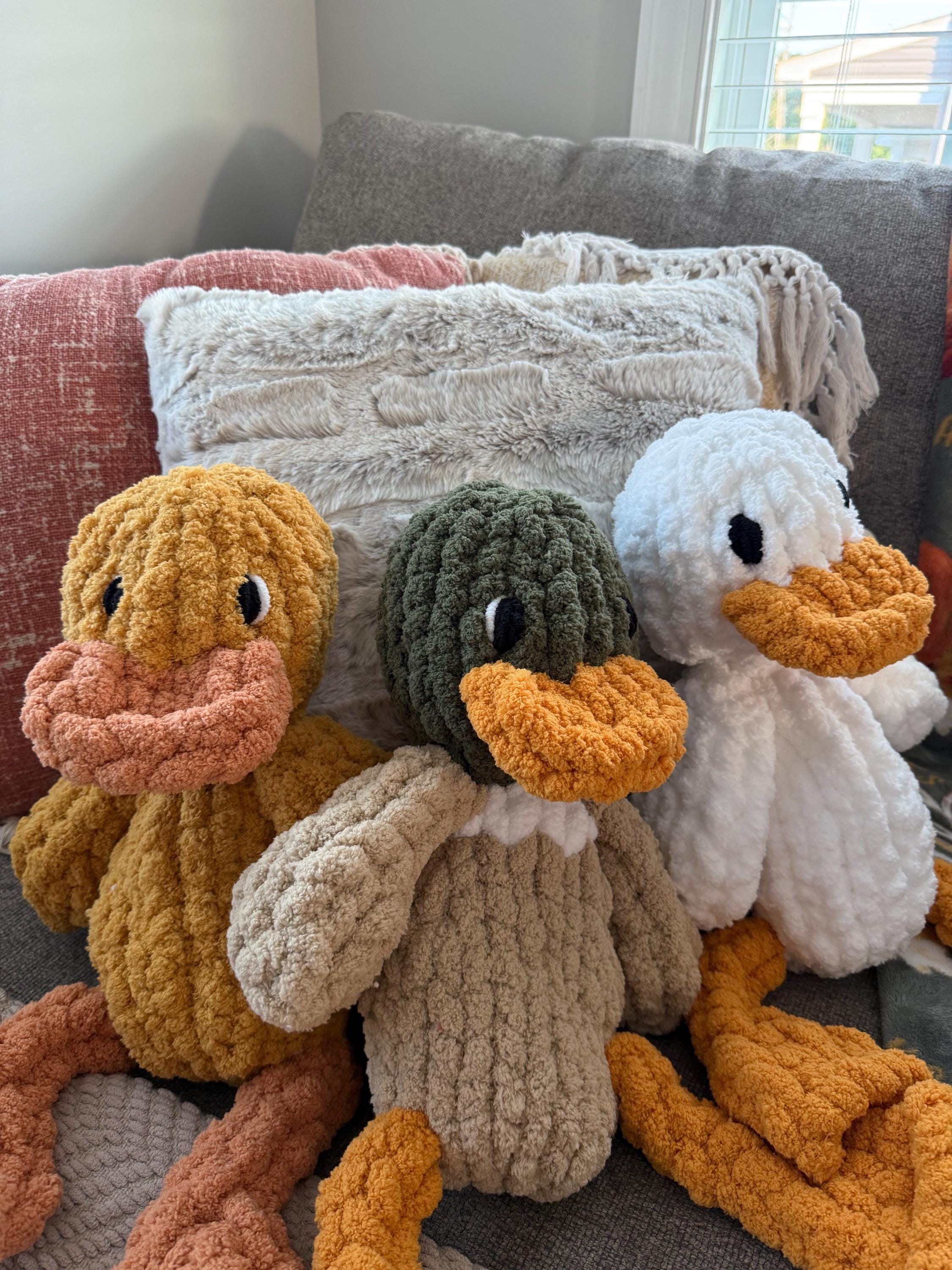 Chunky Knit “marley” Duck Snuggler - Etsy