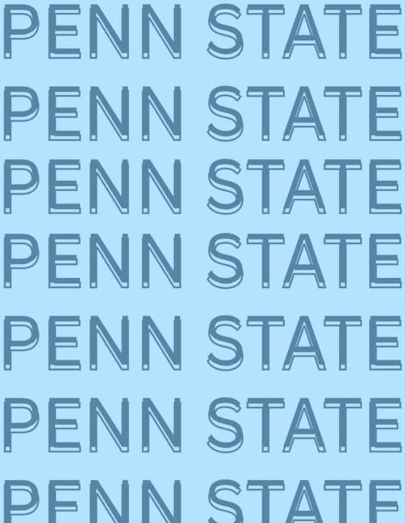 Penn State Prints: Customizable College Dorm Wall Art (digital Download ...