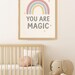 You Are Magic Print: Boho Rainbow Nursery Art (digital Download) - Etsy