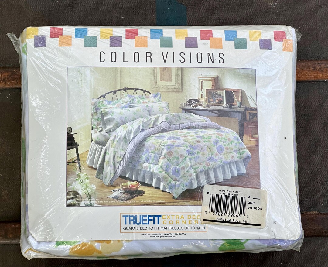 Vintage Westpoint Stevens Full Sheet Set: Floral Easy Care (NIP) - Etsy