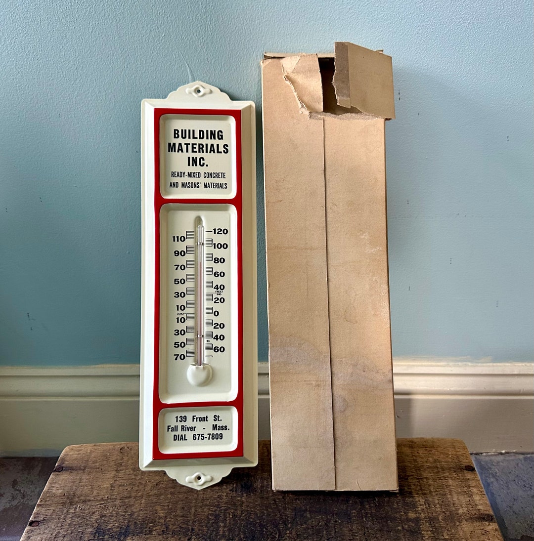 Advertising Thermometer Vintage 1950s - 1960s / Metal / Unused With Box ...