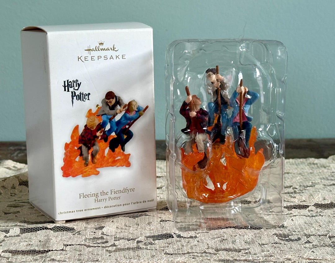 Hallmark Keepsake Harry Potter “fleeing the Fiendfyre” / Vintage New-in ...
