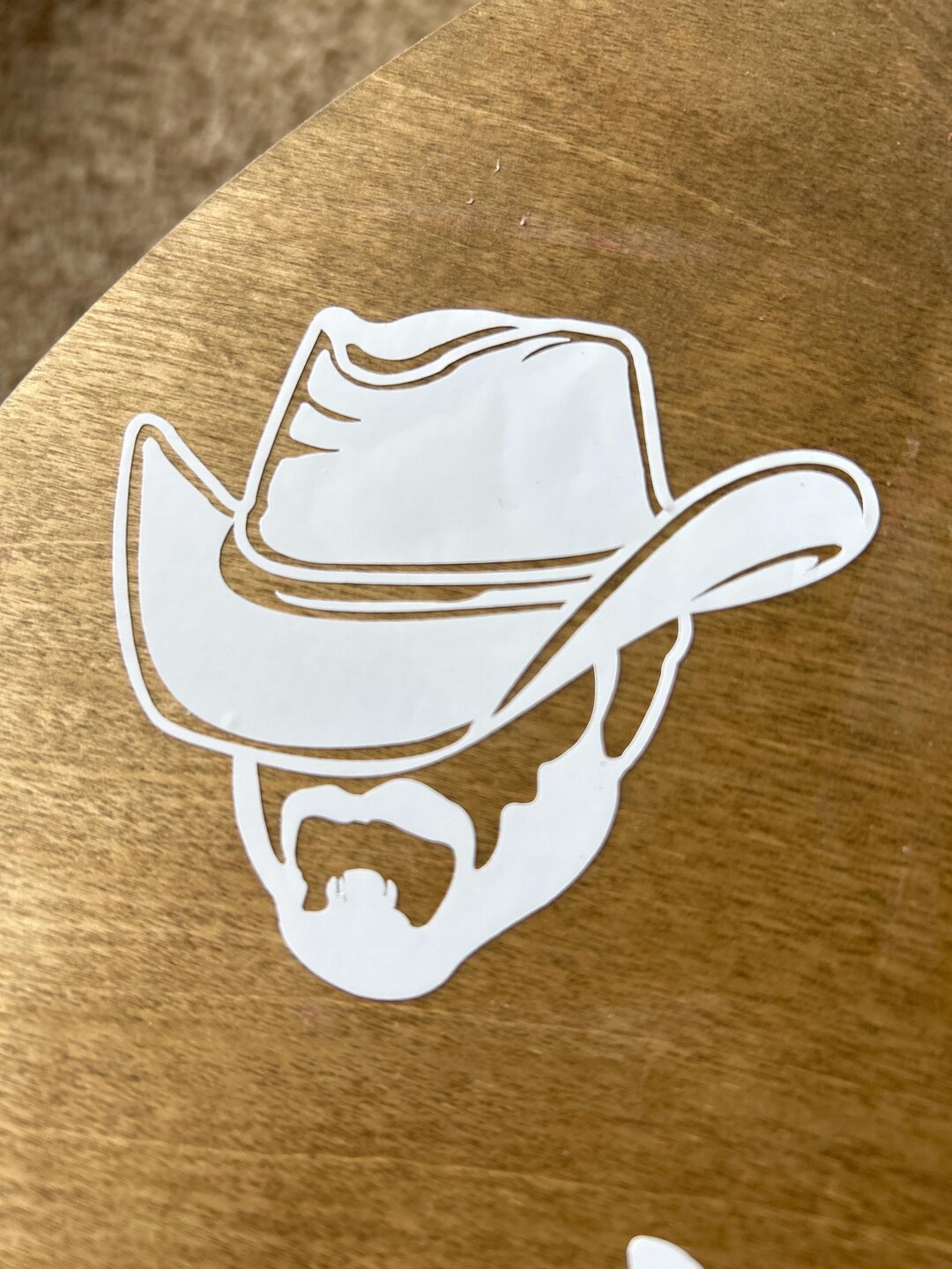 Rip Wheeler Cowboy Portrait: Minimalist Line Art - Etsy