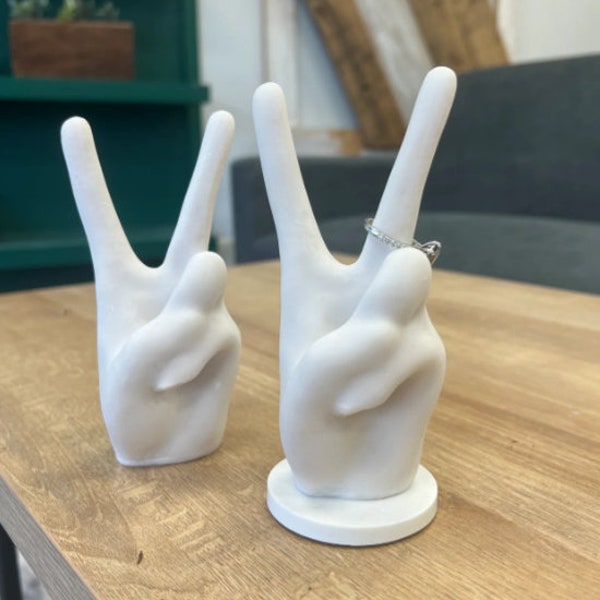 Peace Sign Ring Holder - Etsy