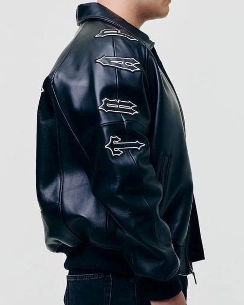 The AVIREX X TRAPSTAR Icon LDN Leather Jacket - Etsy