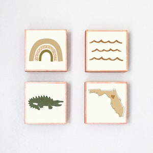 Boho Tropical Florida State Nursery Prints Nursery Decor Boho Beach Art ...