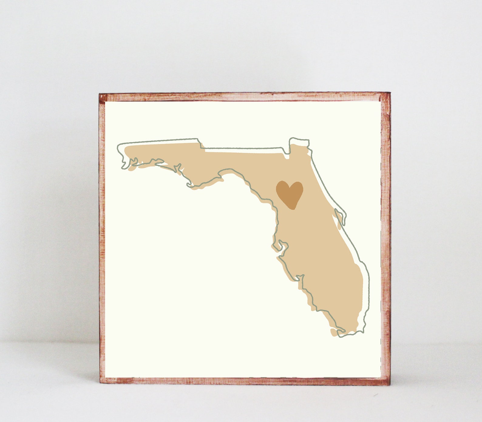 Boho Tropical Florida State Nursery Prints Nursery Decor Boho Beach Art ...