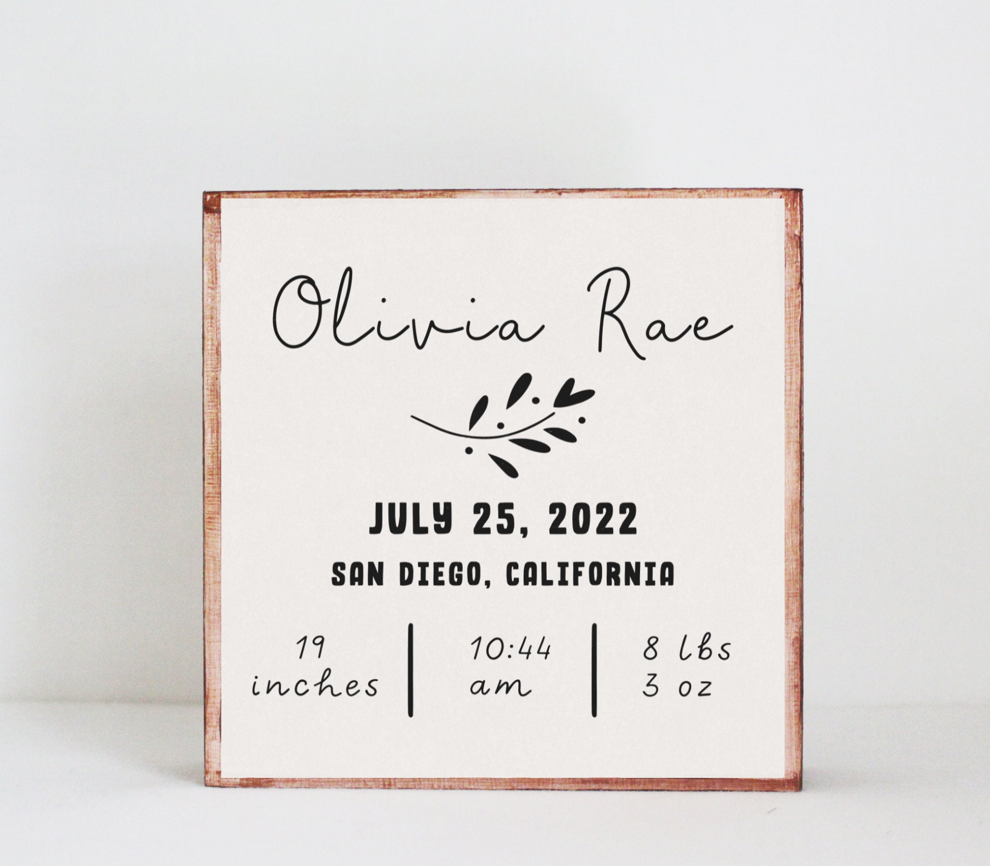 Custom Birth Details Print Custom Nursery Art Nursery Print - Etsy