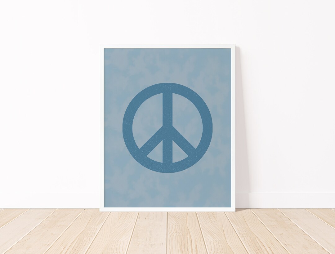 Surf Boho Nursery Decor, Peace Sign Print, Nursery Surf Print, Boho Beach Printable, Surfer ...