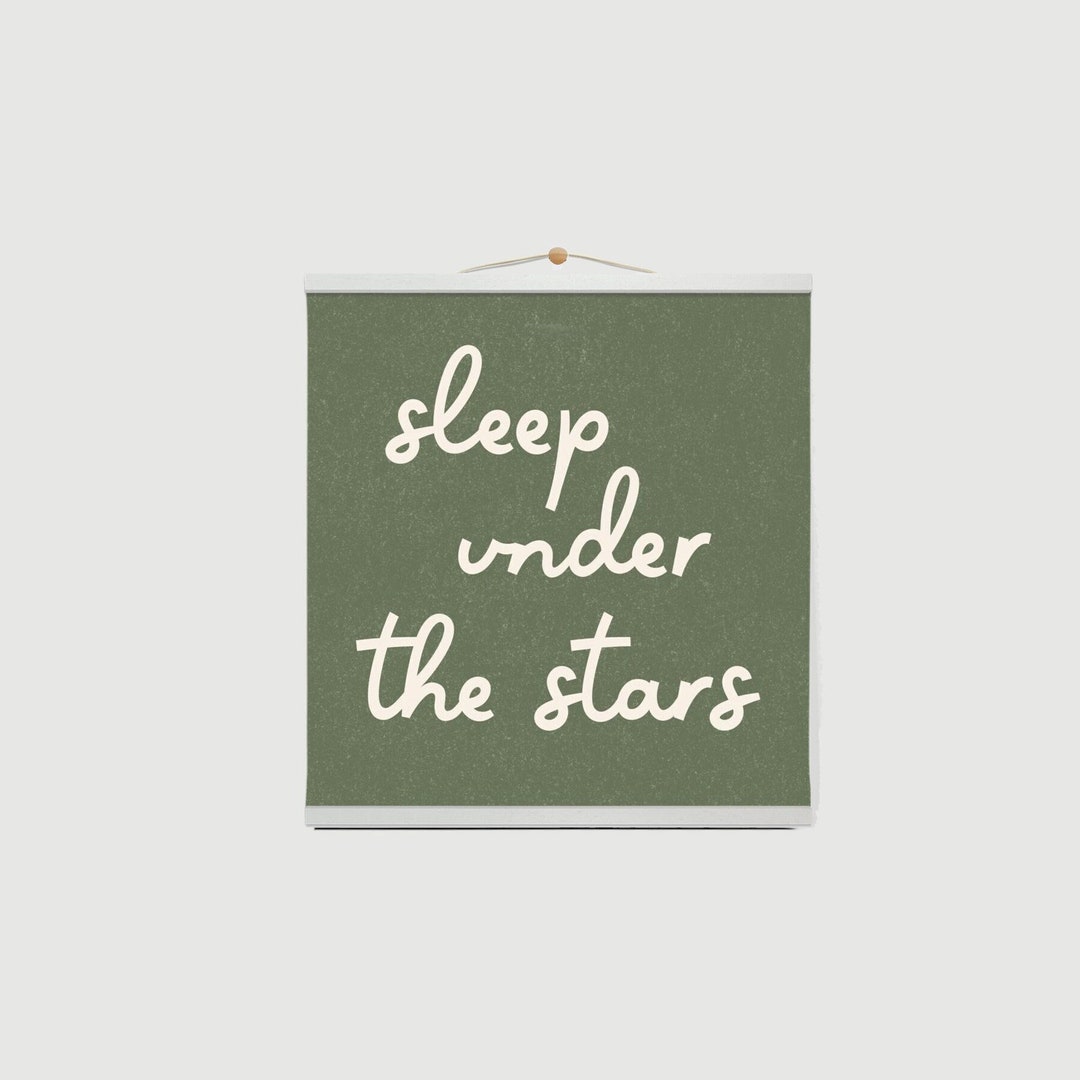 Camping Canvas, Hanging Canvas Sign, Boho Nursery Wall Decor, Nursery ...