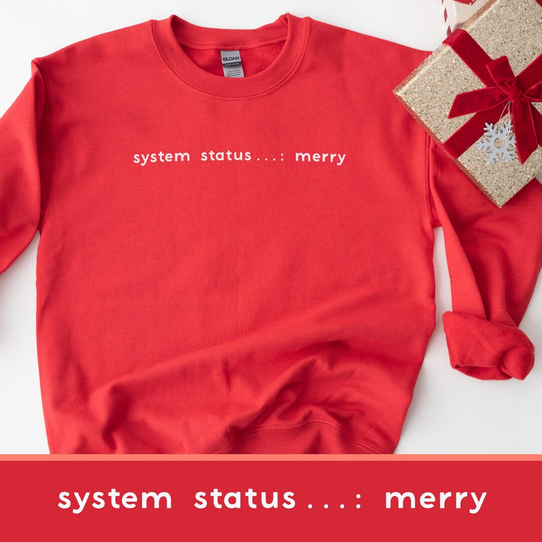 System Status: Ready for Christmas - Minimalist Holiday Introvert Humor ...