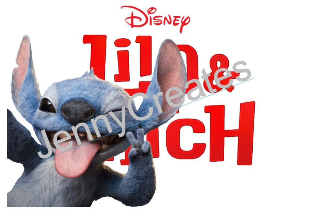 Lilo and Stitch Svg/png/silhouette Studio - Etsy
