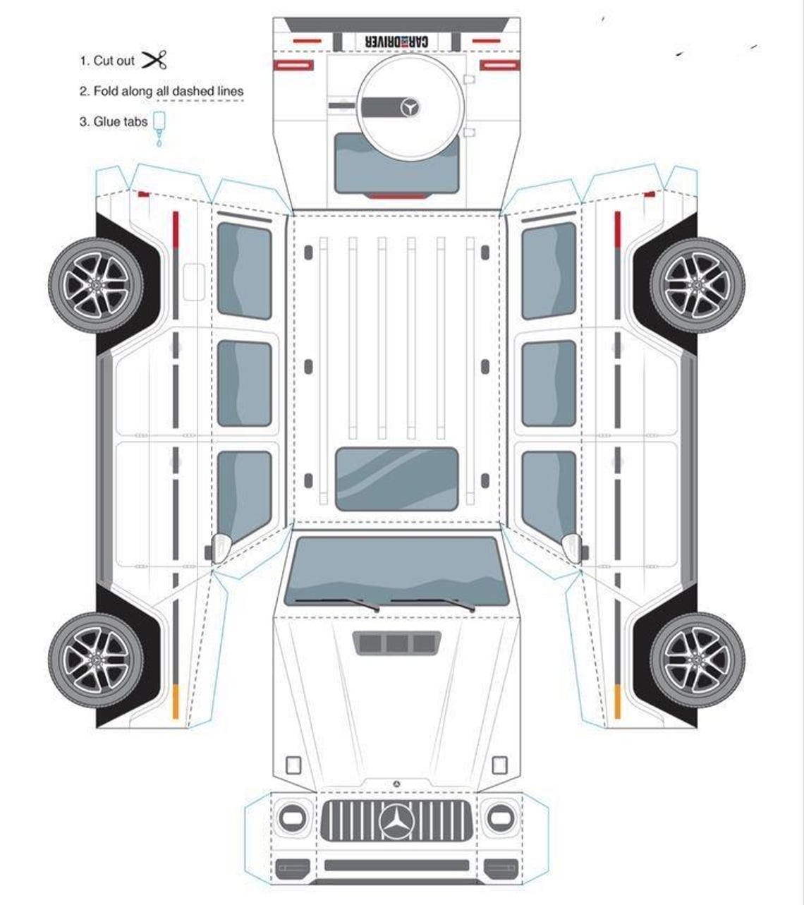 Digital Papercraft Car Template – Nissan Skyline R34, Mustang GT ...