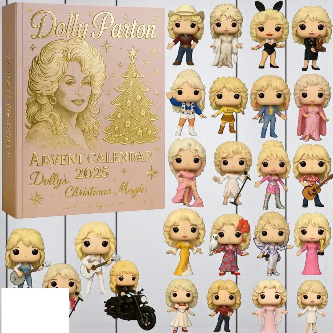 Calendário do Advento Dolly Parton 2025 – Caixa de contagem regressiva ...