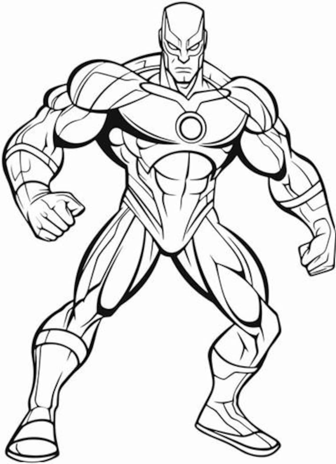 Superhero Kids’ Colouring Pages – Digital Download - Etsy