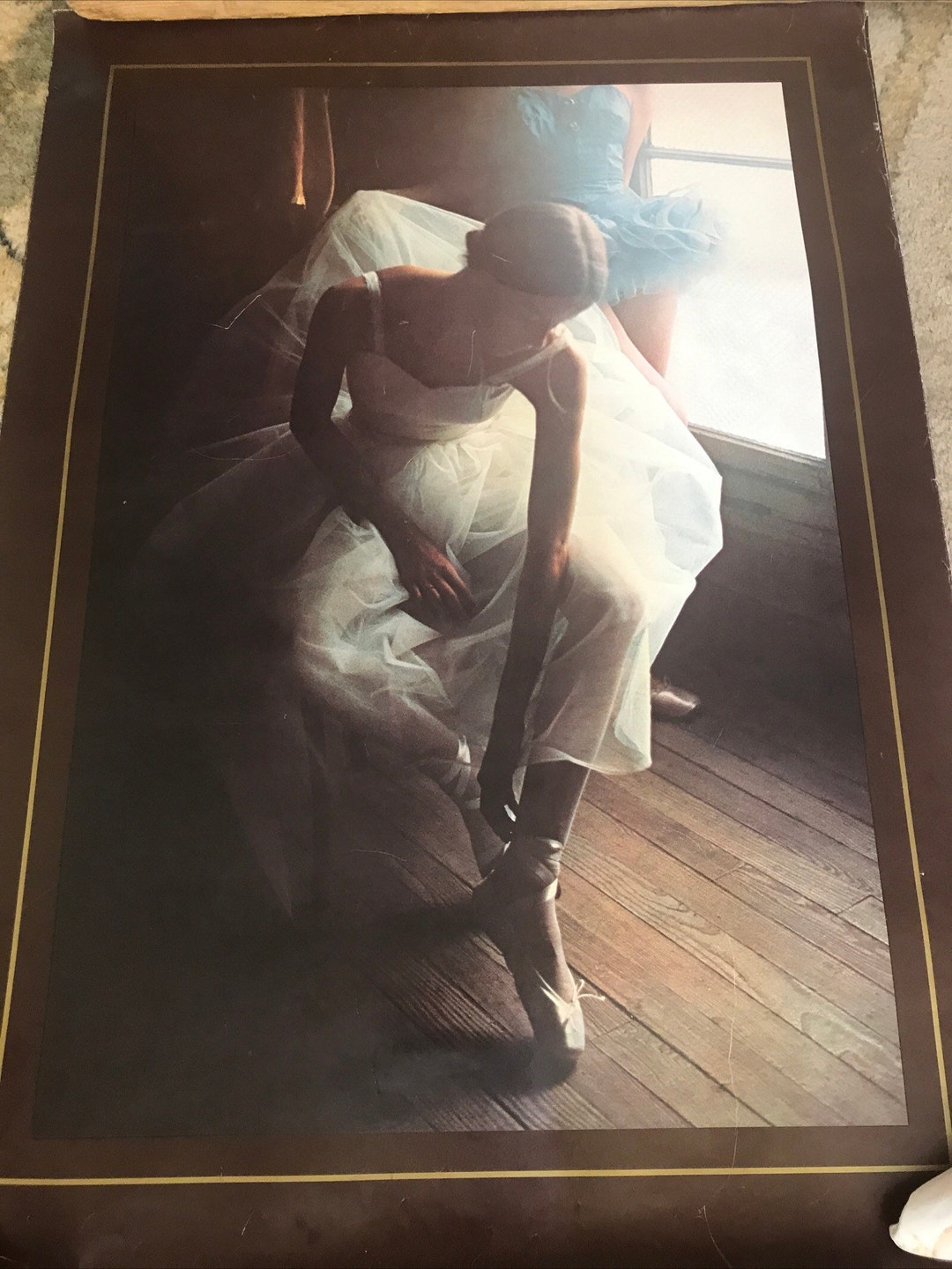 2 David Hamilton Ballerina Posters Vintage 1976 The Toe Shoe Etsy