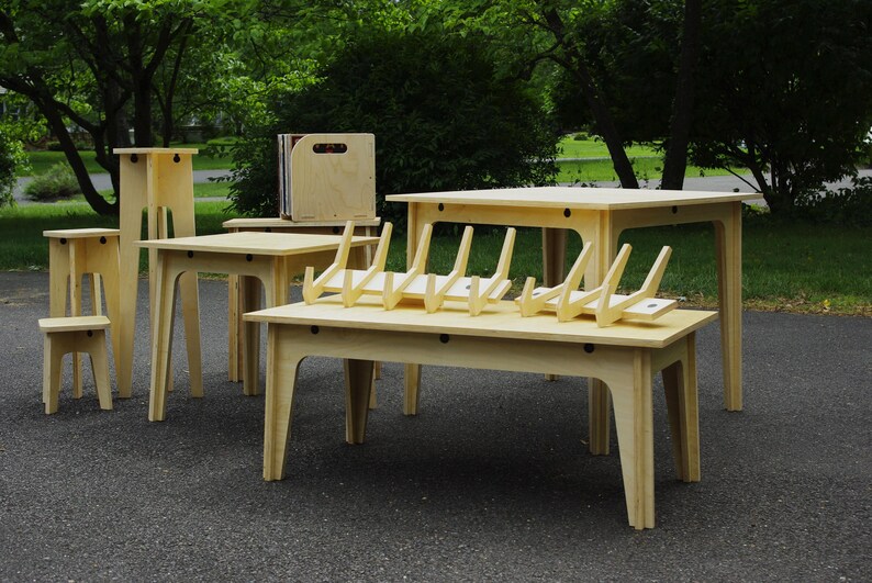 Stylish & Simple Side Table: 12x24" Flat Pack - Easy to Assemble - Etsy