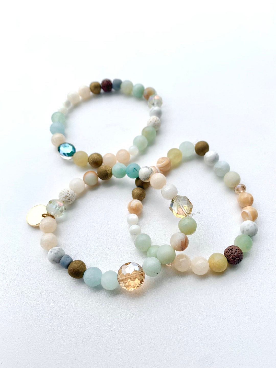 Stretch Bracelets // Healing Stones - Etsy