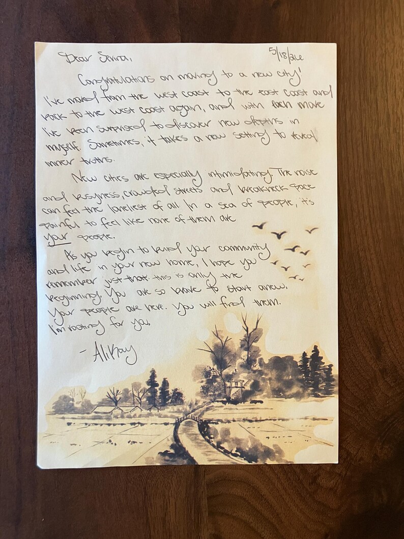 Handwritten Letter for Friend | Personalized Snail Mail Pen Pal Service ...