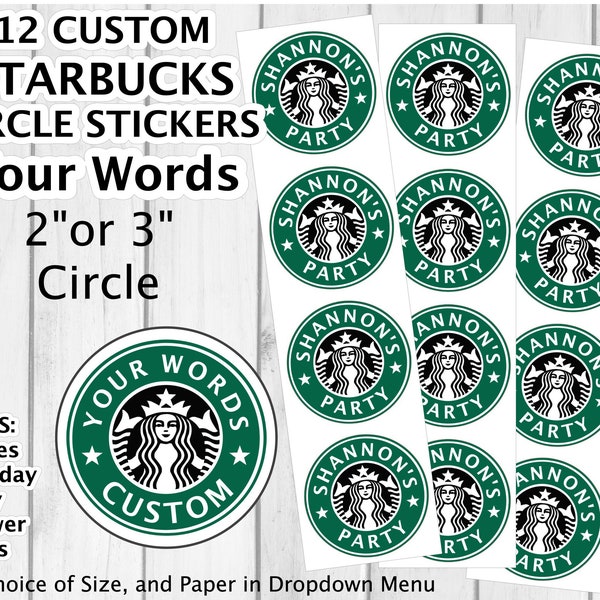 Starbucks Stickers - Etsy