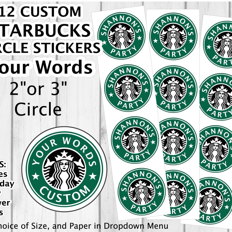 Starbucks Stickers - Etsy