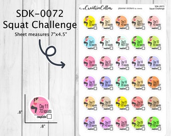 Workout Script Stickers, Workout Planner Stickers, Workout With ...