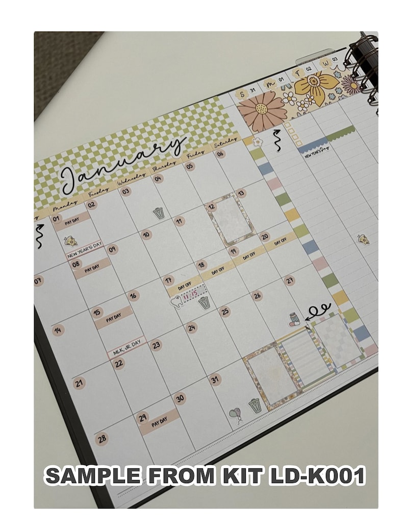 LD-K005 //laurel Denise Planner Sticker Kit - Purple Passion Weekly and ...