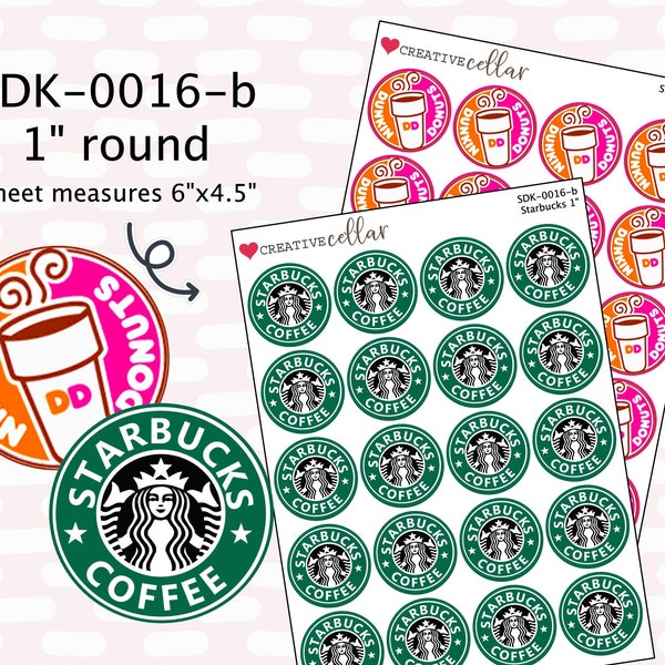Starbucks Stickers - Etsy