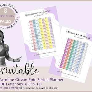 Download Only // Caroline Girvan Planner | 8 Page Printable | PDF ...