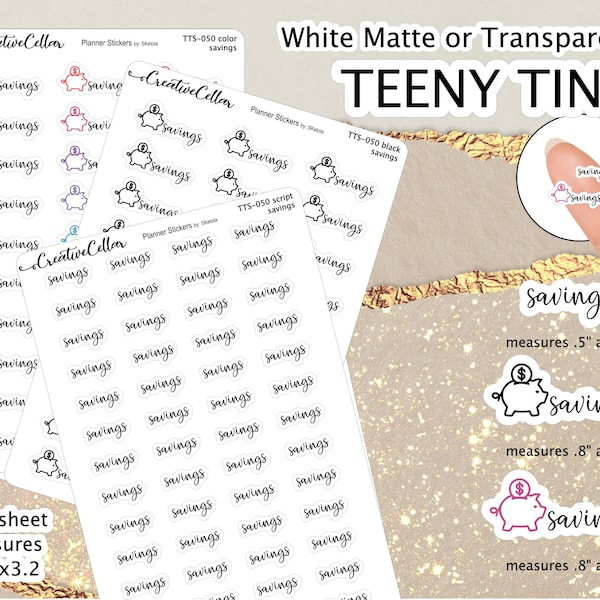 Bank Account Sticker - Etsy