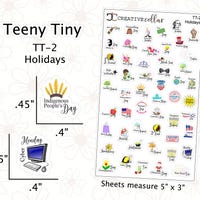 Monthly Planner MINI Kits - Whole Year 12 Months Jan-dec (S-137/8 Mini ...
